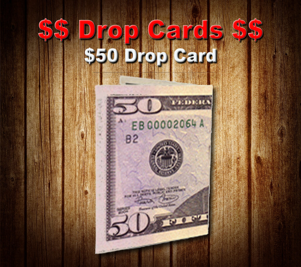 $50 Drop Cards (Design Your Own) - The Office Annex