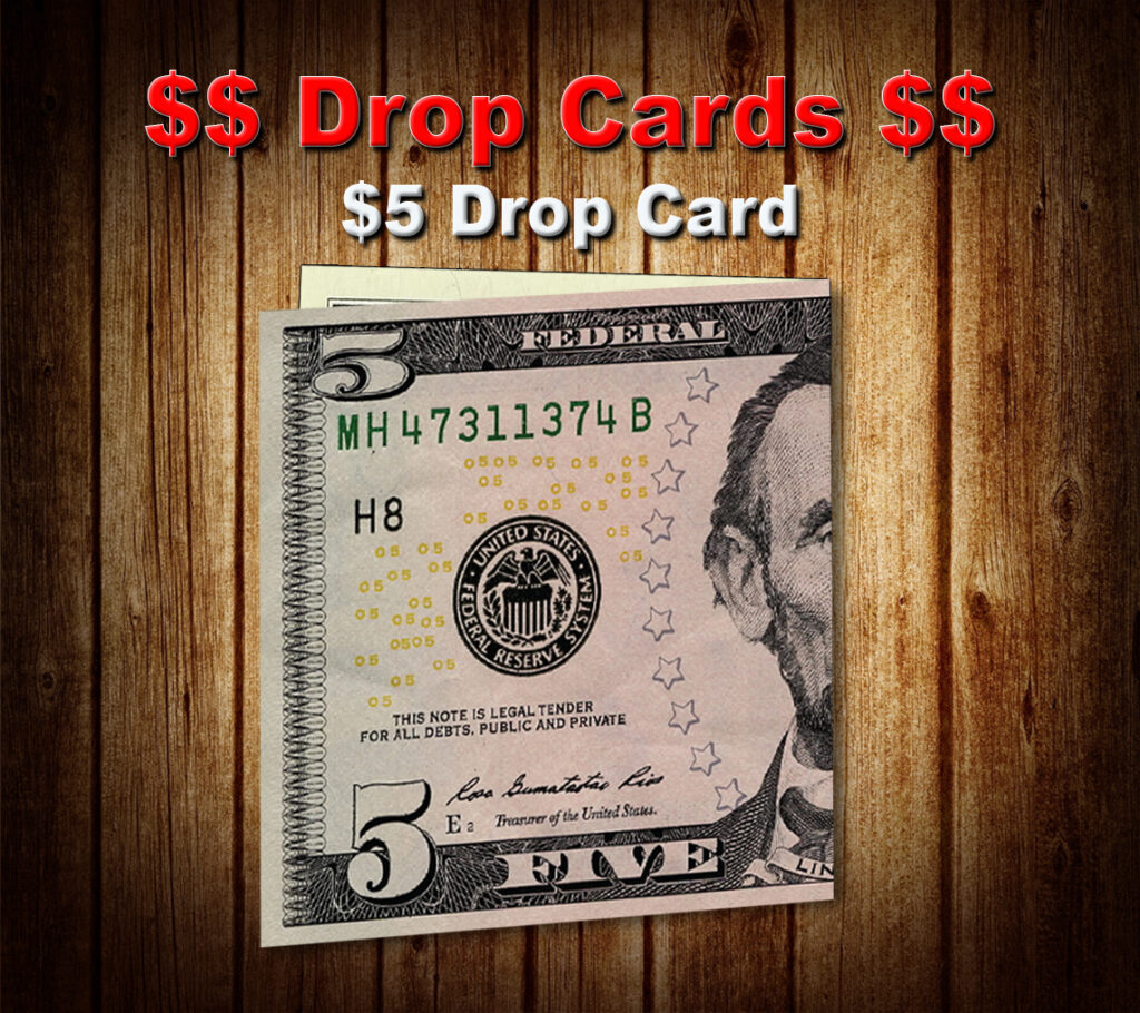 $5 Drop Cards (Design Your Own) - The Office Annex