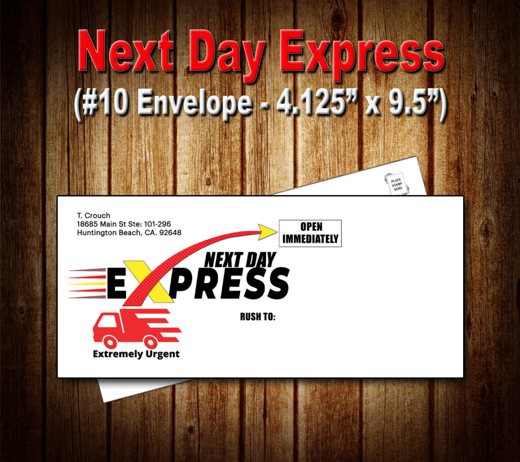 Next Day Express #10 Envelopes - The Office Annex