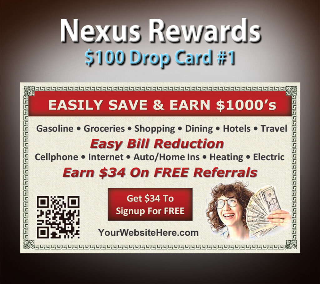 Nexus Rewards Drop Cards - The Office Annex
