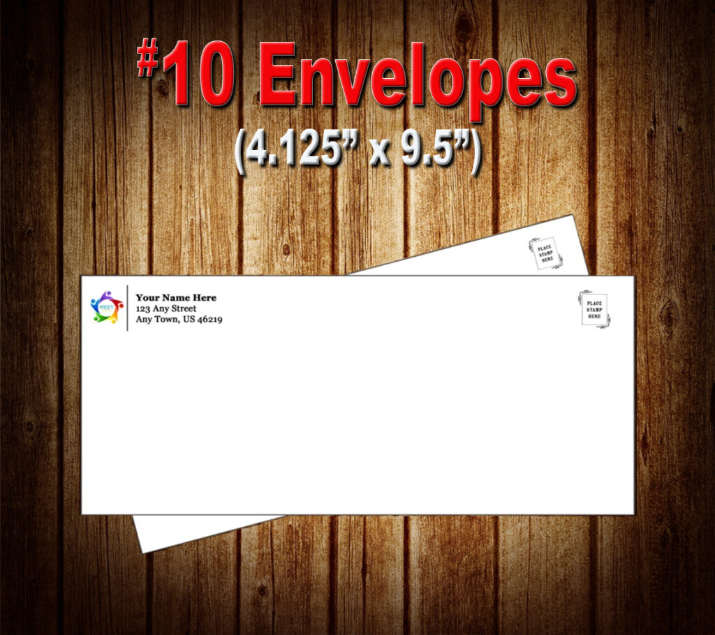 #10 Peel-n-Seal Envelopes (Upload Your Own) - The Office Annex