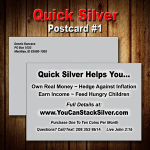 Quick Silver Postcard #1 – The Office Annex