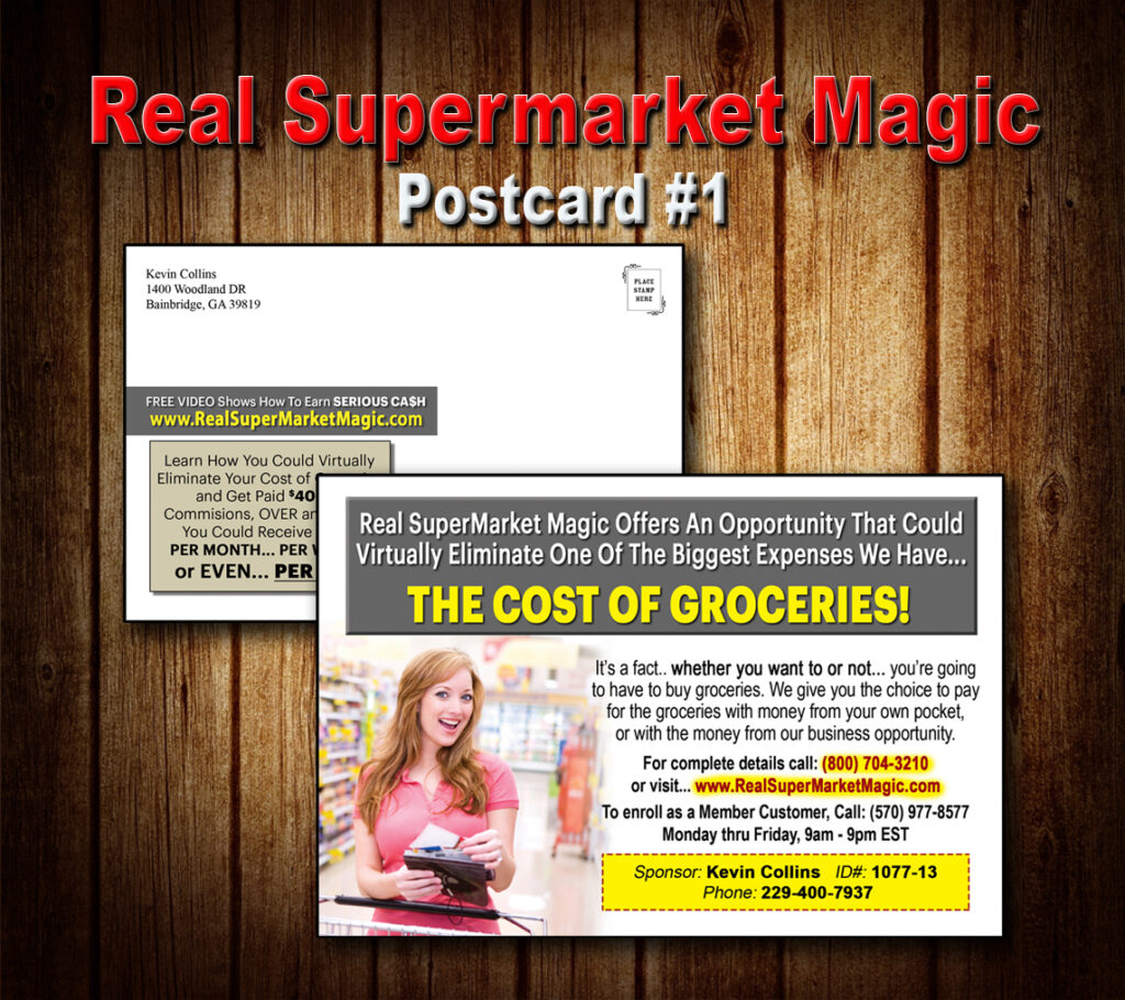 Real Supermarket Magic Postcard #1 - The Office Annex