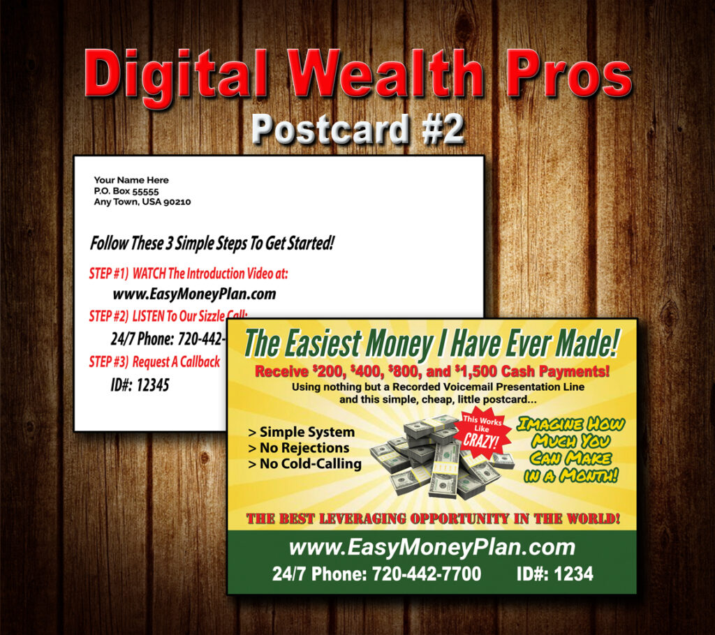 Digital Wealth Pros Postcard #2 - The Office Annex