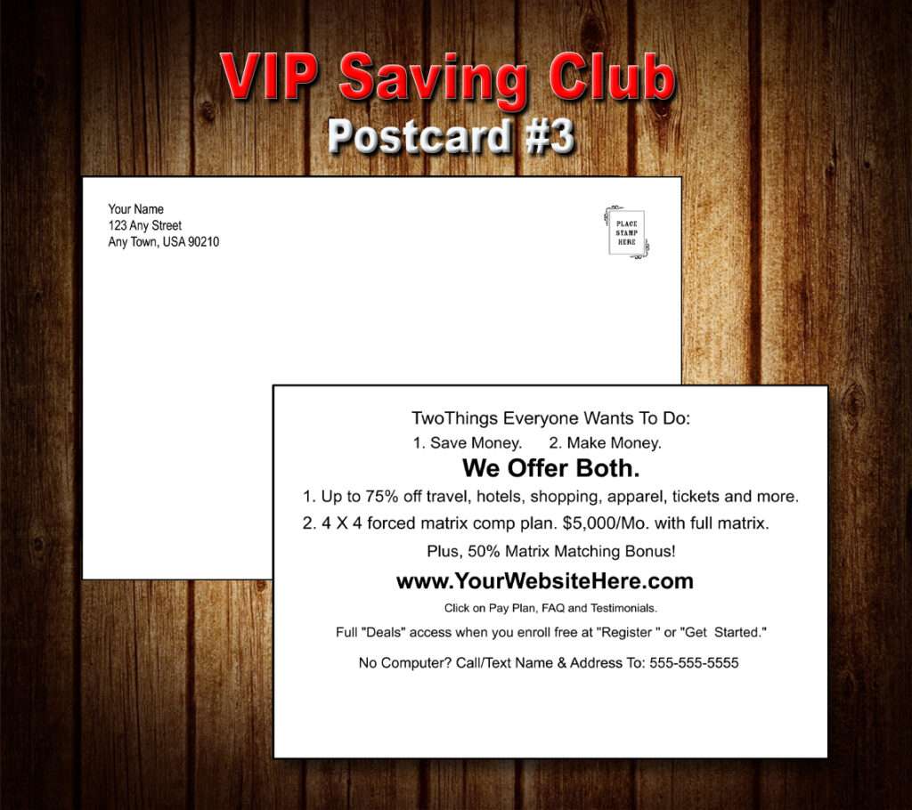 VIP Savings Club Postcard #3 - The Office Annex