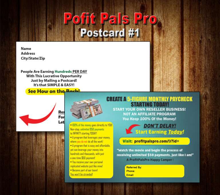 Profit Pals Pro Postcard #1 - The Office Annex