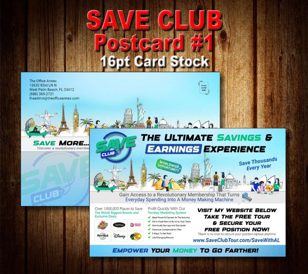 Save Club Postcard #1 - The Office Annex