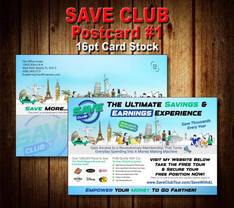 Save Club Postcard #1 - The Office Annex