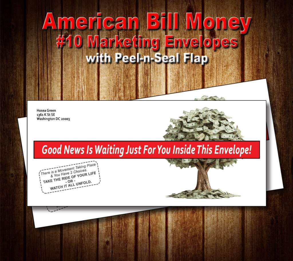American Bill Money #10 Envelopes - The Office Annex